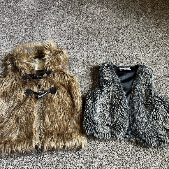 Tucker + Tate | Costumes | Guc Bundle Of Two Fuzzy Vests For Dress Up | Poshmark